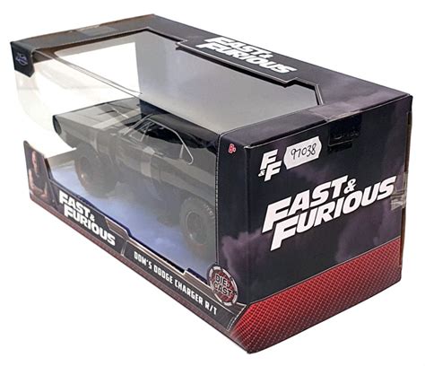 Jada 1 24 Scale 97038 Doms Dodge Charger R T Fast And Furious Black