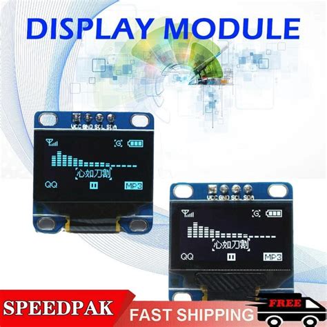 096and Oled Ssd1306 I2c Iic Spi Serial 128x64 Lcd Display Gelb Blau Lcd