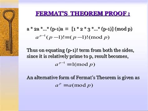 Euler And Fermat Theorem