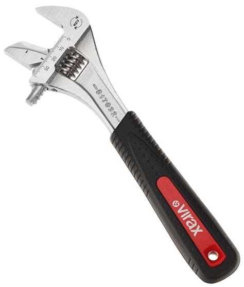 Virax 017032 Wrench With Reversible Clamping Head 260 Mm