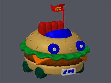 Krusty Krab Mobile Spongebob The Movie By Makv3d Makerworld Download