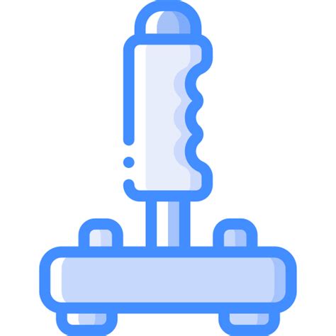 Joystick Basic Miscellany Blue Icon