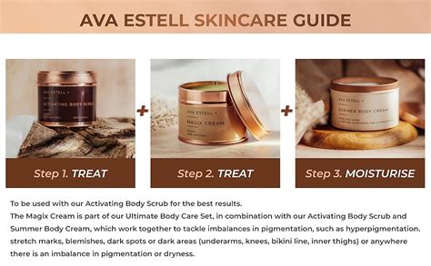 Ava Estell Activating Natural Exfoliating Body Scrub Great For