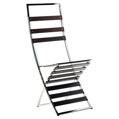 Plixy Chromed Folding Chair By Franco Poli For Sale At 1stdibs
