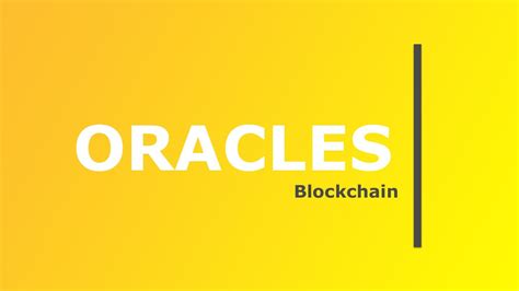 Blockchain Oracles