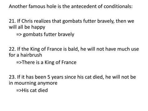 Ppt Presupposition Projection Powerpoint Presentation Free Download