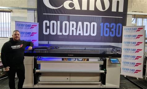 Featherflagstrade Speeds Output With Colorado 1630 Digital Printer