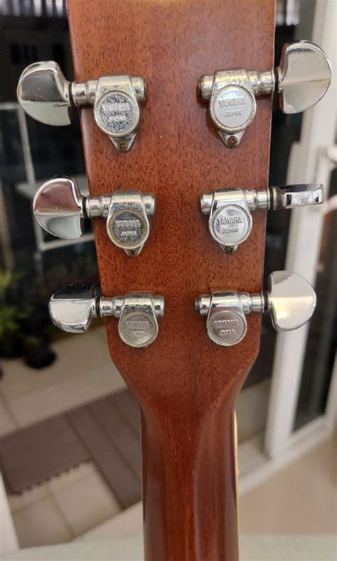 Yamaha Acoustic Guitar Rare Orange Labe Nipon Gakki Hobbies And Toys