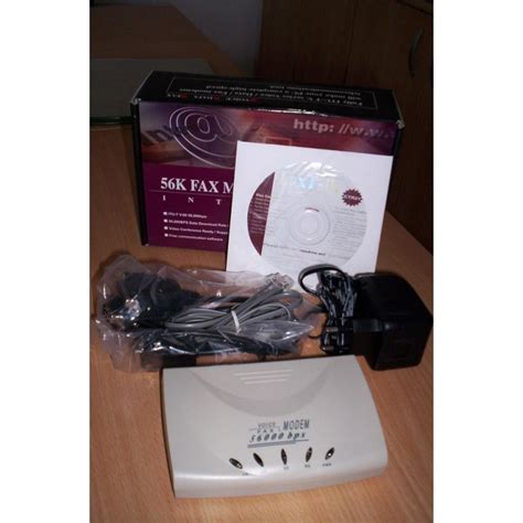 K FAX MODEM VD SMS VOICE DATA FAX BPS NUOVO Lrx