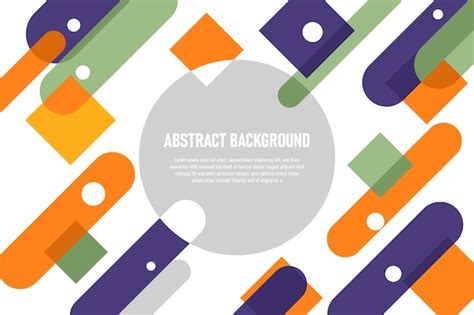 Premium Vector Abstract Geometric Colorful Background