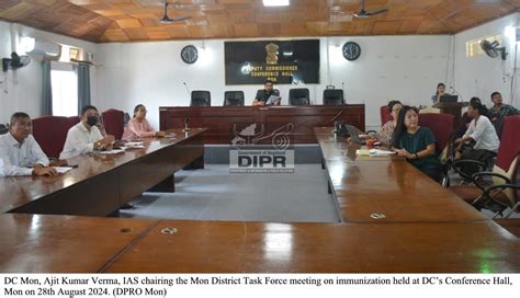 Mon Dtfi Proposes Forming Block Level Task Force To Mobilize Challenges