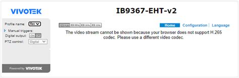 All Cameras Why Does My Browser Show Video Stream Cannot Be Shown