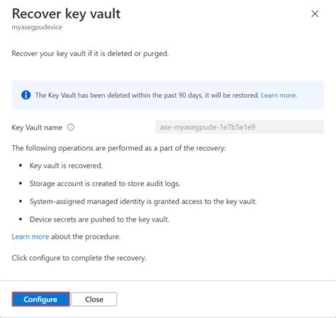 Integration Of Azure Key Vault With Azure Stack Edge Resource And Device Activation Microsoft