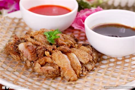 西式双味鸡扒摄影图 传统美食 餐饮美食 摄影图库 昵图网