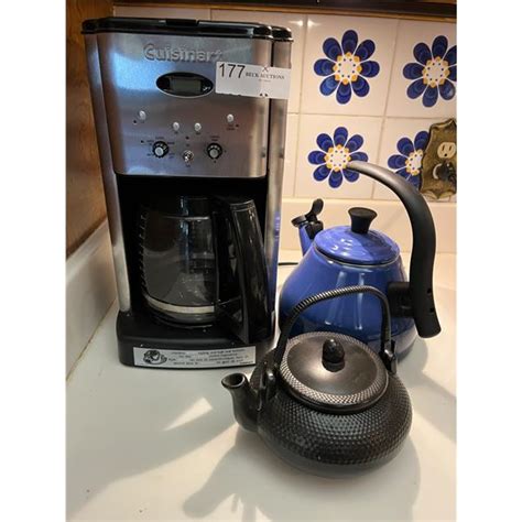Cuisinart Coffee Maker And Tea Pots Beck Auctions Inc
