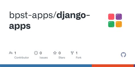 Github Bpst Apps Django Apps