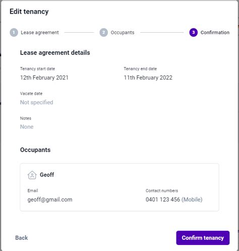 How To Update Or Add New Tenant Details In The Compliance Portal Detector Inspector