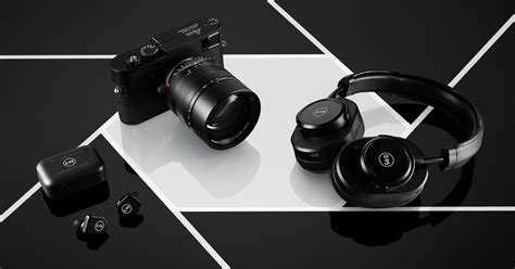 Master And Dynamic Teams With Leica For Matte Black Headphones And