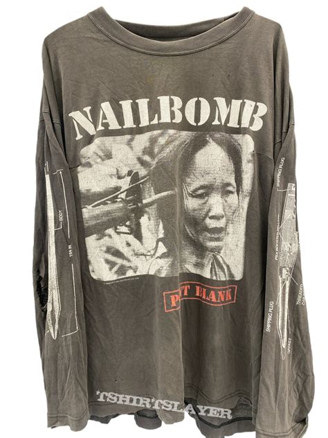 Nailbomb Nailbomb Point Blank Tshirt Or Longsleeve Pedromusattis