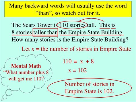 Ppt Match Each Phrase With Its Variable Expression Powerpoint