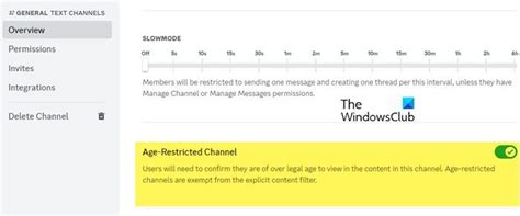 What Is NSFW Discord Server How To Block Or Unblock It