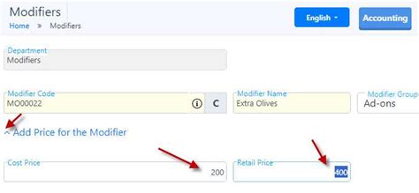 Define Menu Modifiers In Nimbus Rms A Step By Step Guide Nimbus Support