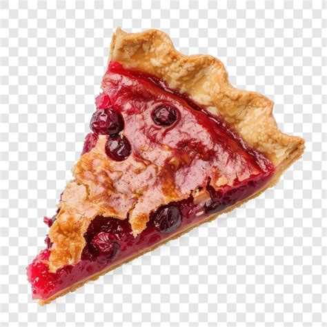 Premium Psd Slice Of Pie Top View Full Length On Transparency Background Psd
