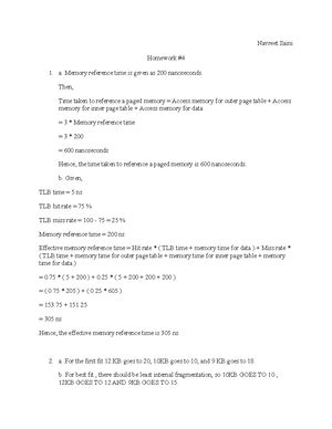 CS HW F Course Work CS Fall Homework Due Wednesday September Th Please