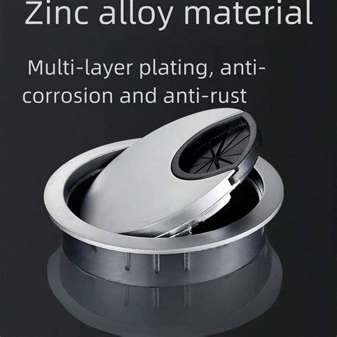 Pc Mm Inch Opening Diameter Zinc Alloy Desk Grommet White Desk Hole Grommet Detachable