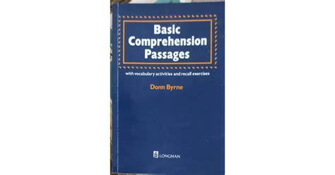 Basic Comprehension Passages With Vocabulary Activities And Recall