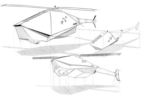 Unmanned Helicopter Design On Behance