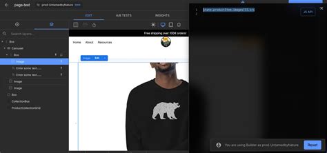 help needed creating a shopify product slider with and next js shopify builder
