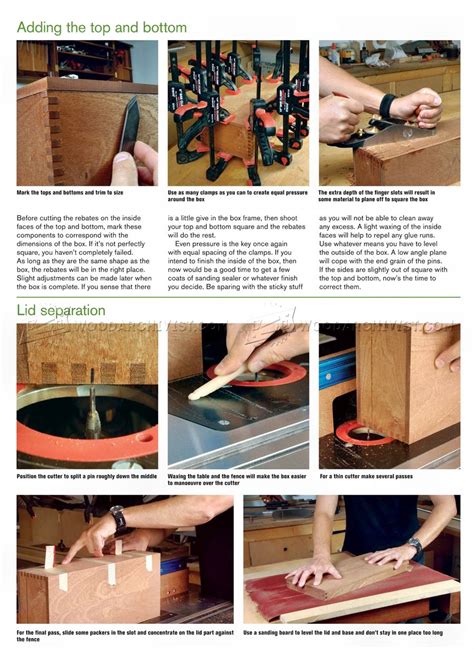 Classic Finger Joint Box Plans • Woodarchivist
