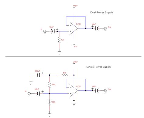 Basic Preamplifierunity Gain Buffer Diyaudio