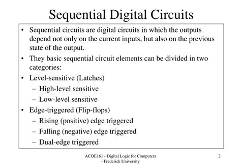 Ppt Sequential Digital Circuits Powerpoint Presentation Free