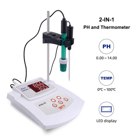 RCYAGO PHS C Desktop Acidity Meter PH Temperature In Digital PH Tetester Automatic