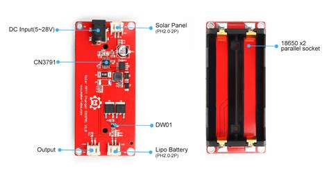 37v Power Solution With Mppt Solar Panel Makerfabs