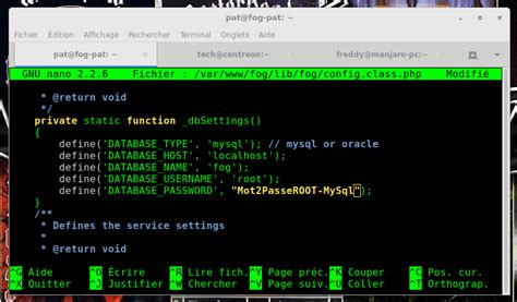 Fog Project Activer Le Mot De Passe Root De Mysql Memo