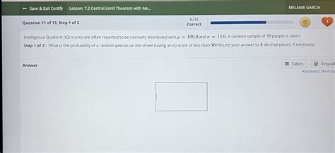 Solved Intelligence Quotient Iq Scores Are Often Reported