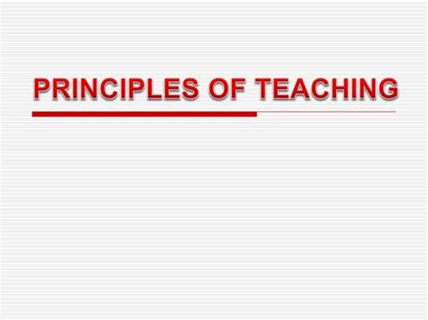 Factors And Principles In Choosing Teaching Method Pdf