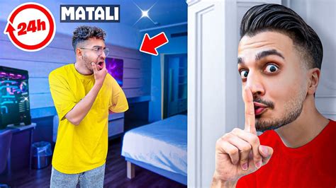 شب توی خونه علیرضا قایم شدم 🤫😂 Youtube