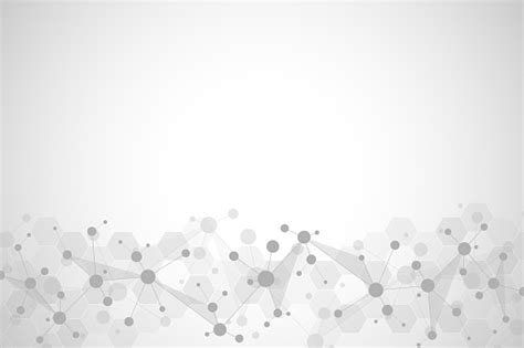 추상적인 기하학적 텍스처 분자 구조와 신경 네트워크 분자 Dna와 유전 연구 총 배경입니다 의료 과학 및 기술 설계를 위한 벡터 일러스트 0명에 대한 스톡 벡터 아트 및