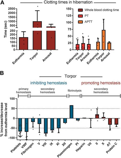 Frontiers Hibernation And Hemostasis