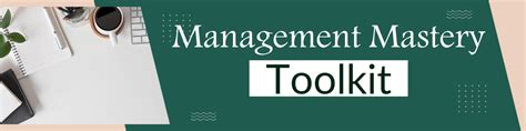 Management Mastery Toolkit Manage With Hart