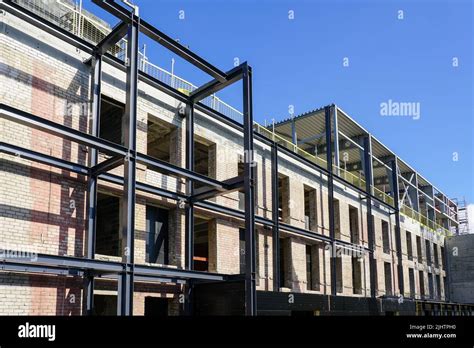 Reconstruction And Modernization Of An Old Brick Building By Expanding It With New Metal Frame