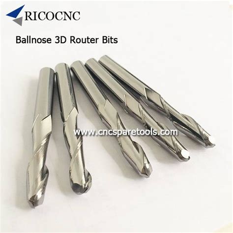 Ballnose D Wood Carving Bits MDF Router Bits For CNC Router