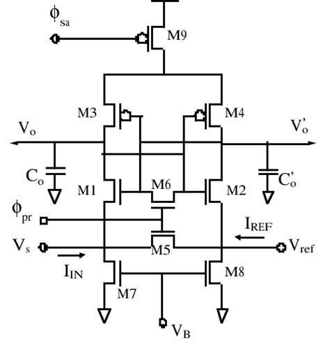 Current Mode Sense Amplifier Circuit