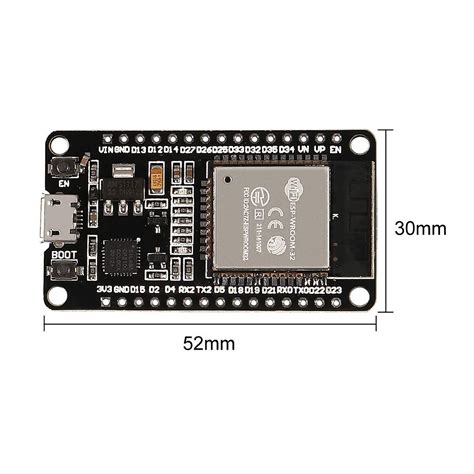 Melife 2 Pack For Esp32 Esp 32s Unassembled Development Board 24ghz Dual Mode Wifi Bluetooth