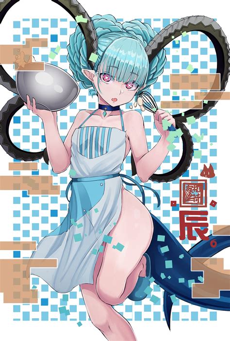 B D Larva Tiamat Fate Tiamat Fate Fate Grand Order Fate Series Highres Girl Apron
