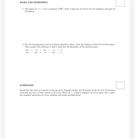 Solved LINEAR INDEPENDENCE AND DEPENDENCE Determine Whether Chegg Com